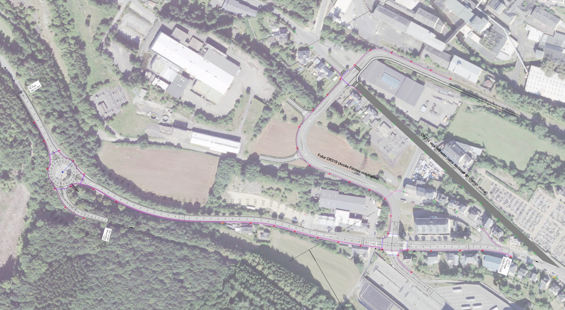 Réaménagement de la rue Michel Thilges | Commune de Wiltz